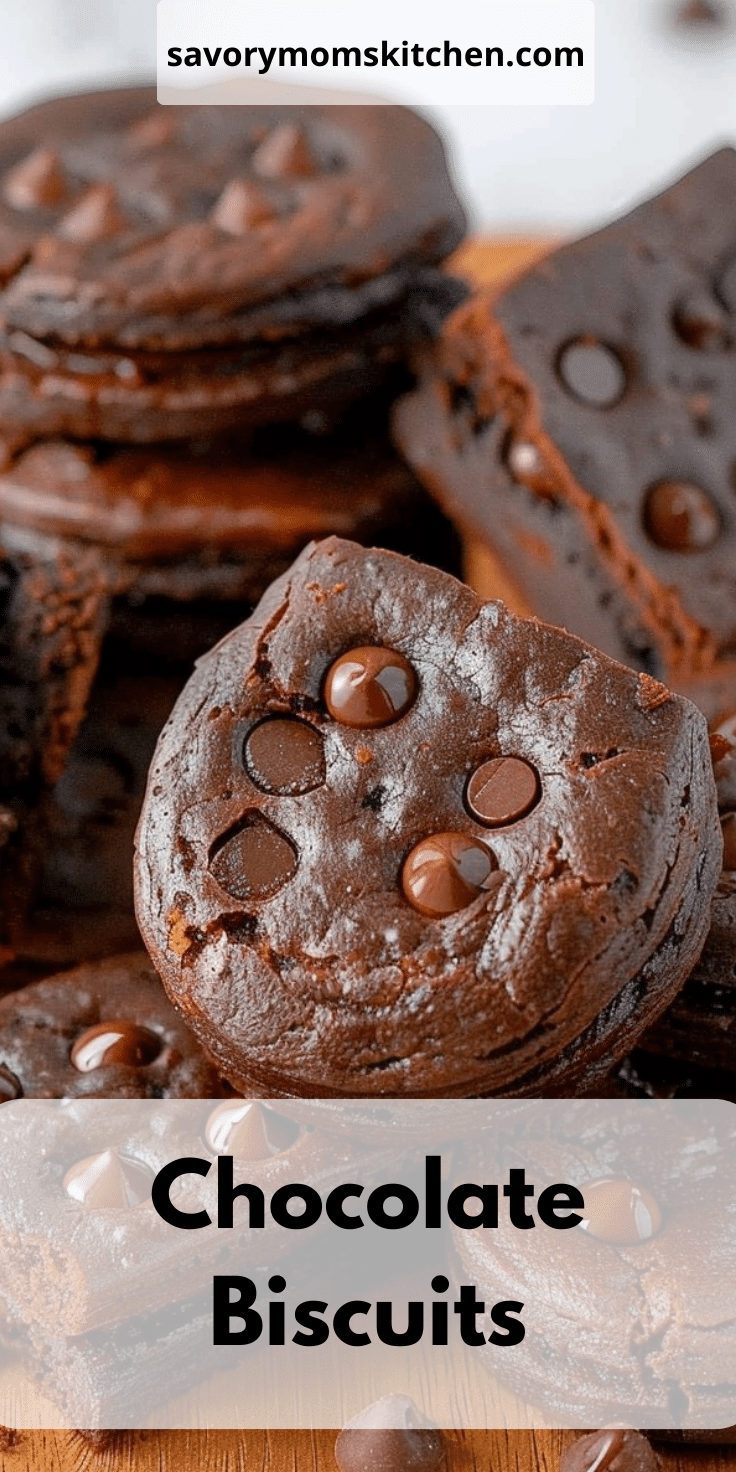 Chocolate Biscuits (Vegan & Dairy-Free) | Savory Mom Kitchen